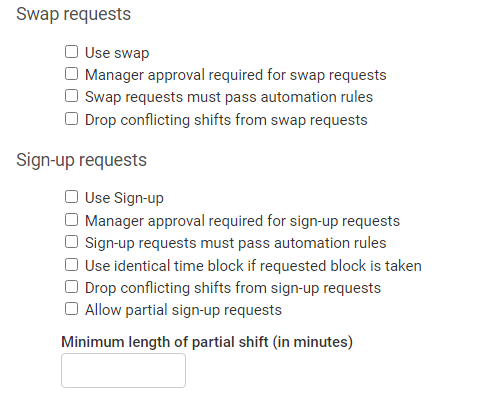 Swap and Sign up